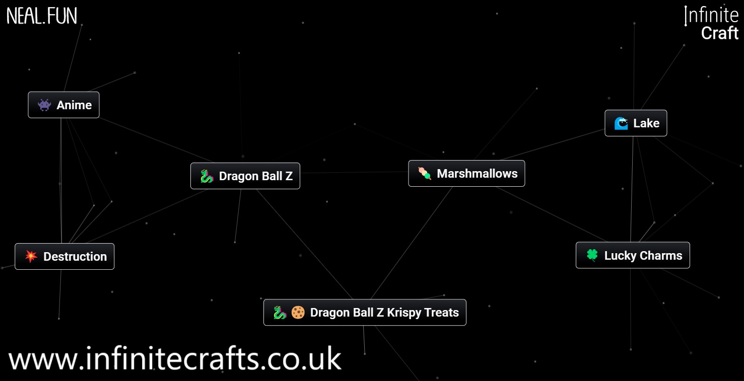 How to Make Dragon Ball Z Crispy Treats in Infinite Craft? - Infinite ...